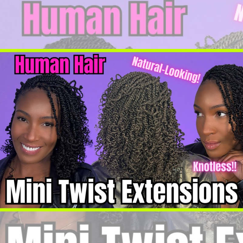Guide to Knotless Crochet Twists with Afro Kinky Bulk Hair - HotBraids